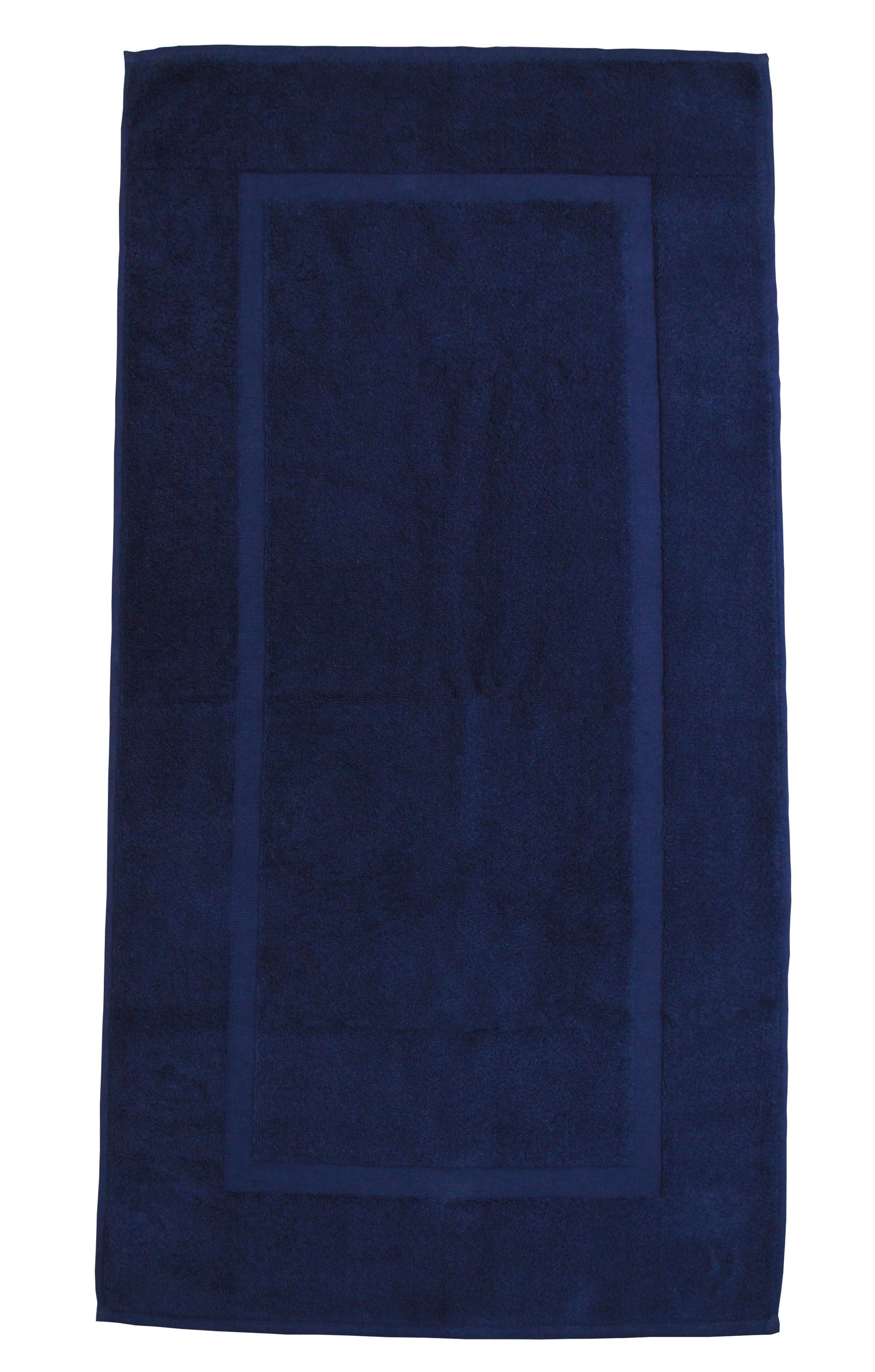 Navy Blue Bath Mats 100% Cotton 1000gsm Extra Large 50 x 100cm ...
